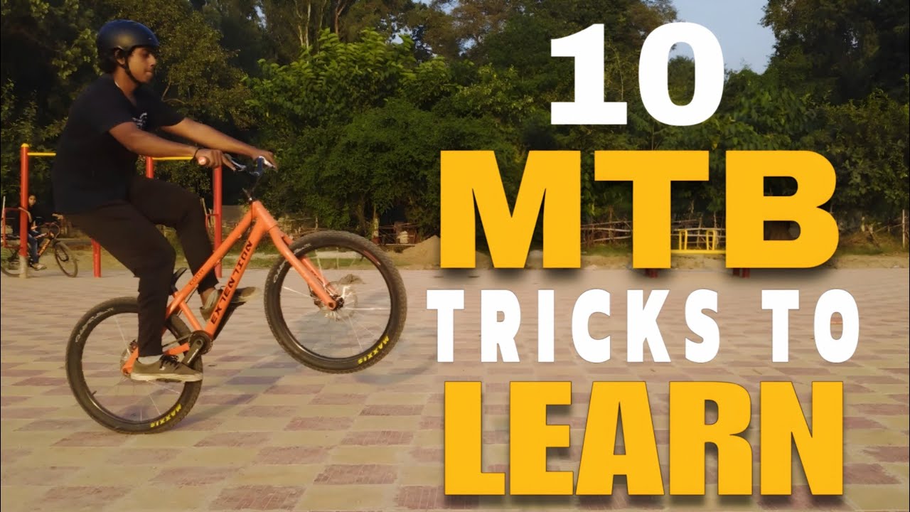 10 MTB TRICKS TO LEARN WHEN YOU'RE BORED ! - Raaz Stunts - YouTube