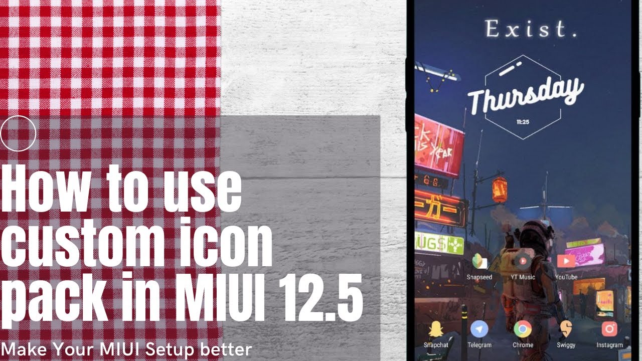 How to use custom icon pack in MIUI 12 5 Launcher in any Xiaomi Device ...