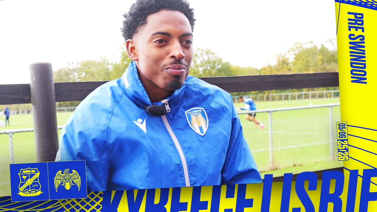 Kyreece Lisbie | Pre Swindon Town #ColU - YouTube