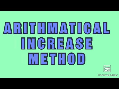 Arithmetical Increase method | Population forecasting | Environmental ...