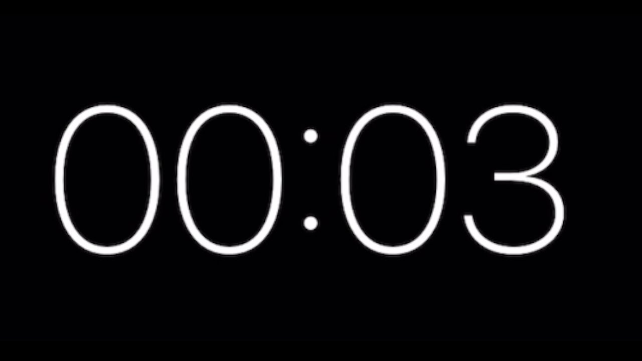 3-SECOND TIMER [Ends With BELL SOUND] - YouTube