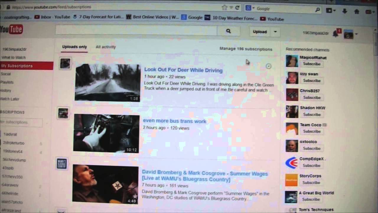Wheres my Youtube INBOX! - YouTube