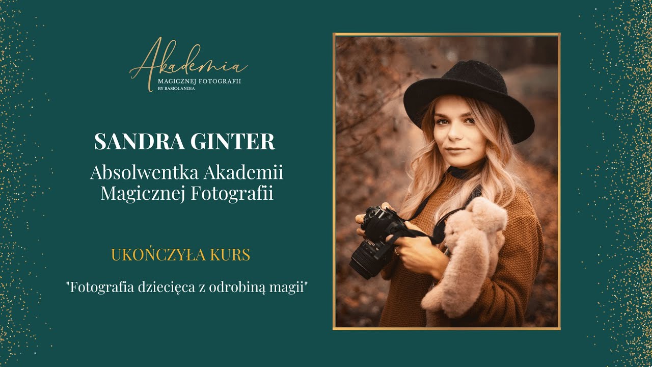 Sandra Ginter - absolwentka kursu "Fotografia dziecięca z odrobiną ...