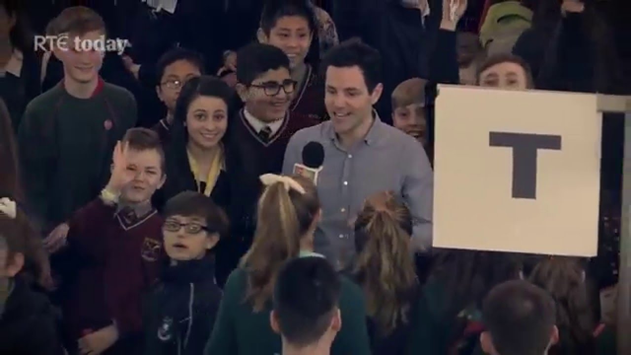RTÉ Today Show - Colm Flynn Visits BT Young Scientist - YouTube