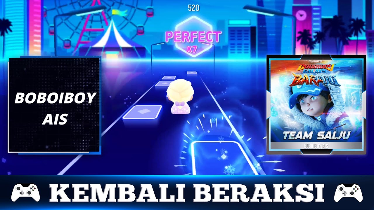 Tiles Hop: EDM Rush! - KEMBALI BERAKSI (Cover Parody) BoBoiBoy Baraju ...
