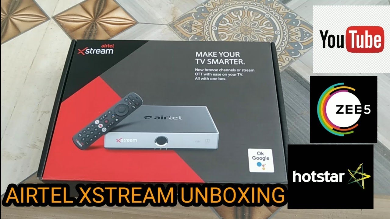 How to airtel extreme settopbox unboxing - YouTube