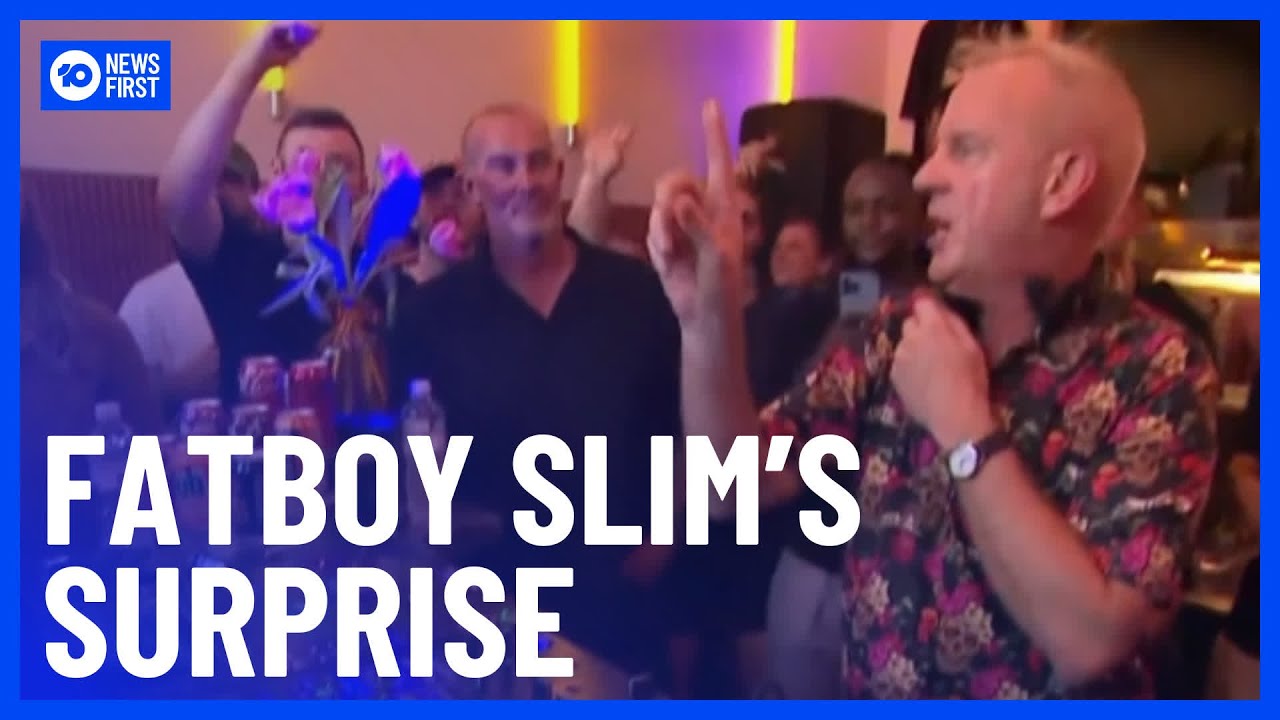 Fatboy Slim Performs Surprise Concert In Melbourne Fish & Chip Shop ...