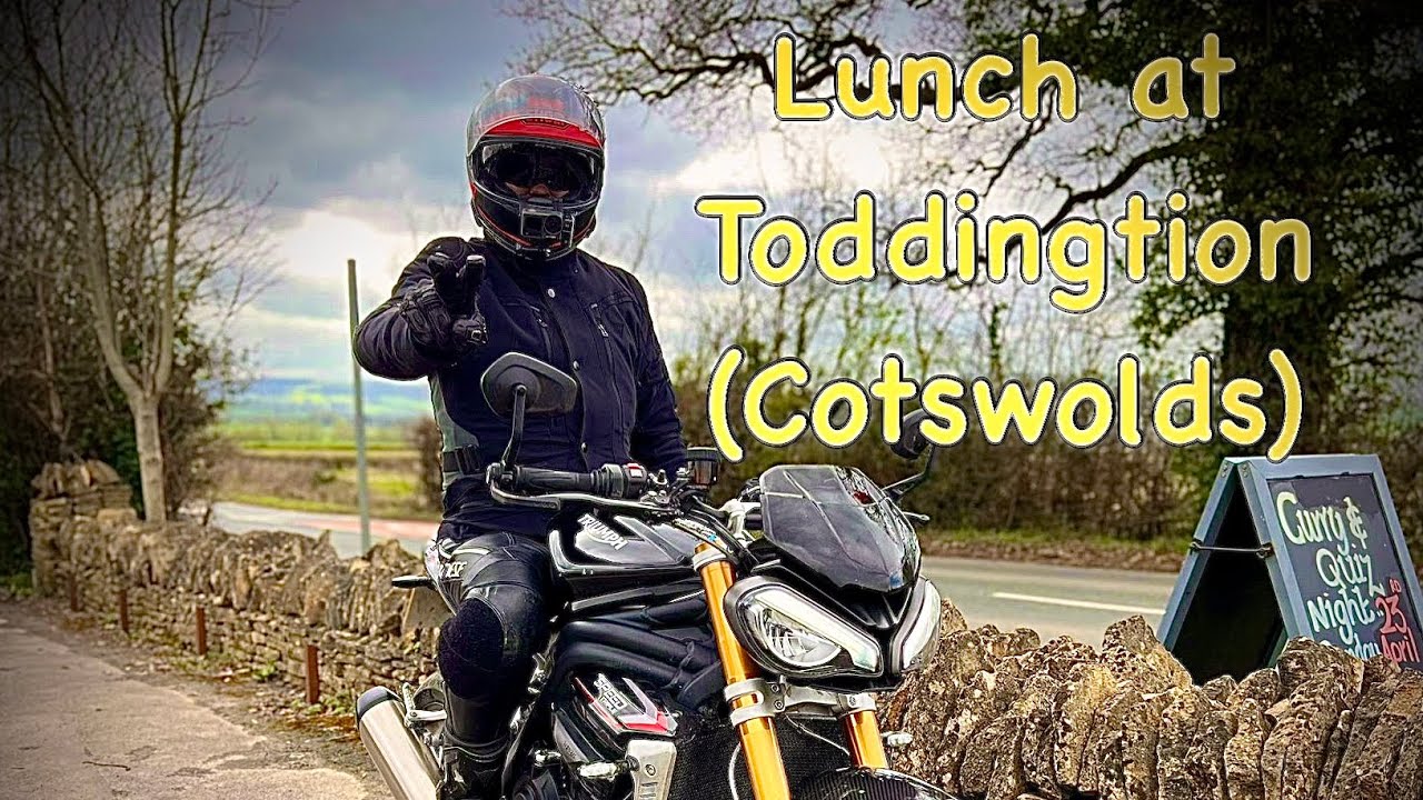 My first Moto-Vlog - Lunch at Toddington (Cotswolds) - YouTube