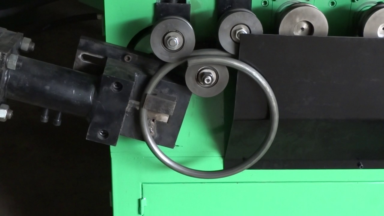 20mm wire ring making machine - YouTube