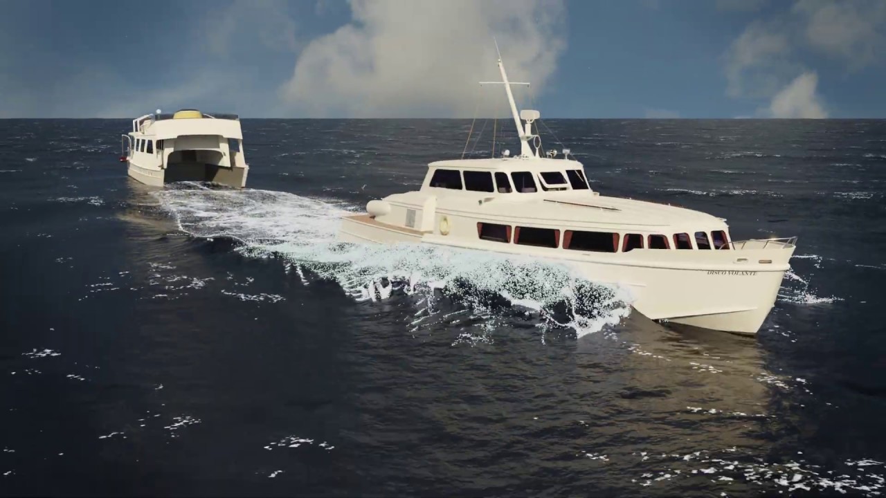 Animation of Motor Yacht Disco Volante From Thunderball - YouTube