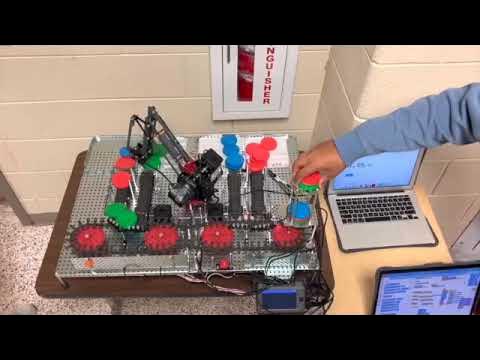 Vex Workcell Factory Automation Phase 1 submission - YouTube