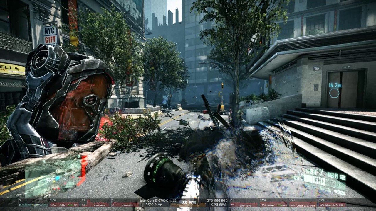 Crysis 2 GTX980 | i7-6700K OSD - Benchmark - YouTube