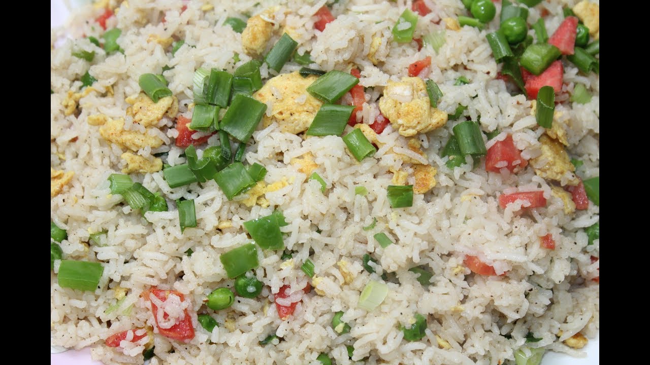 Egg Fried Rice Recipe by Cooking With Fatima - YouTube
