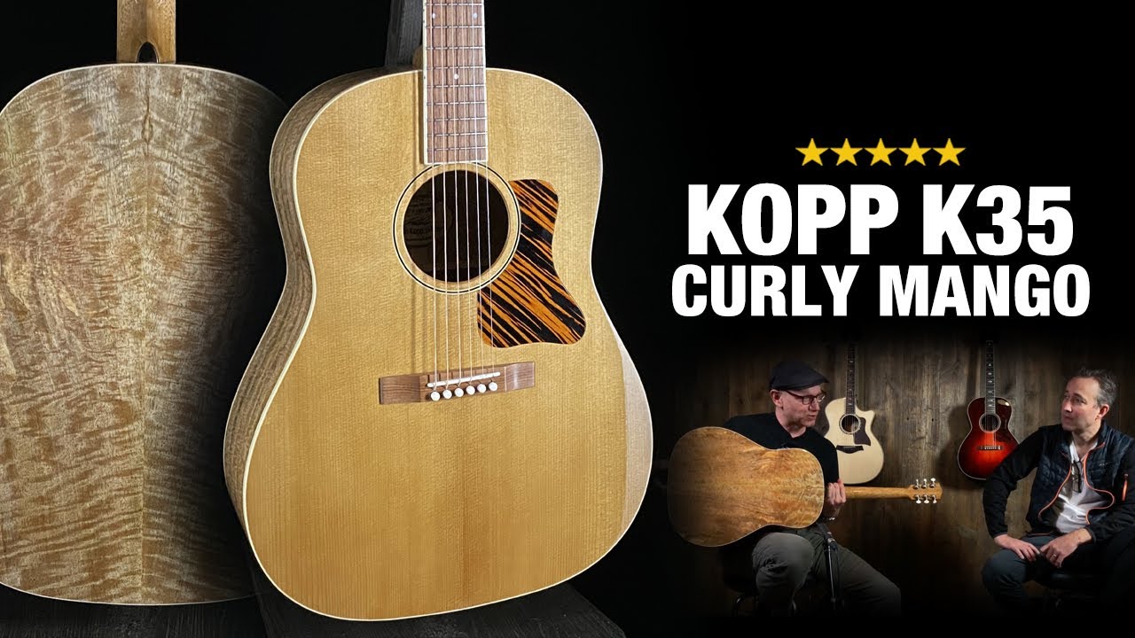 Kopp K35 15th Anniversary Curly Mango - Acoustic Guitar Review - YouTube