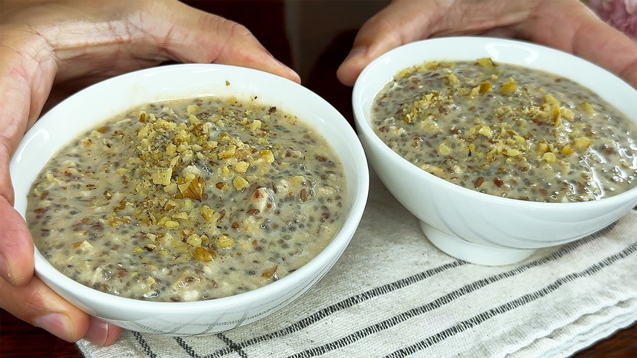 Multigrain breakfast in a minute! No sugar! I eat it every morning and ...