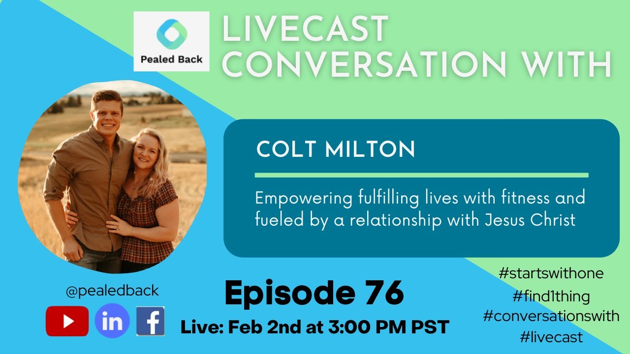 Ep. 76 - LiveCast Conversation With Colt Milton - YouTube