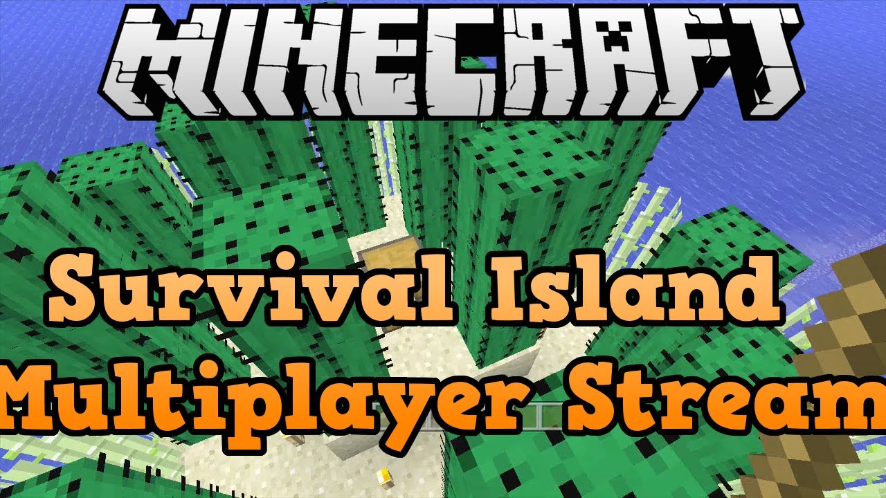 Minecraft Xbox 360 + PS3: Survival Island Live Stream Multiplayer - YouTube