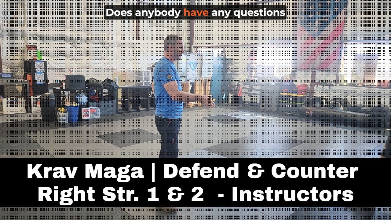 Defend & Counter Vs. Right Straight Punch | 1 & 2 Counter Attacks ...