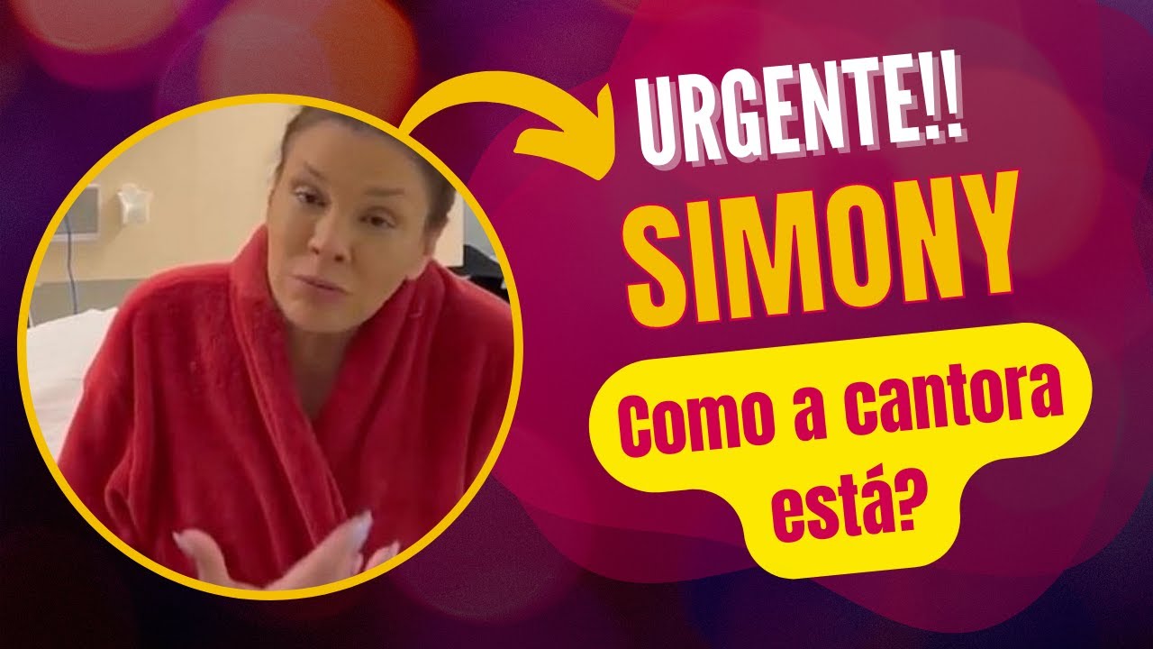 Últimas notícias da cantora Simony - YouTube