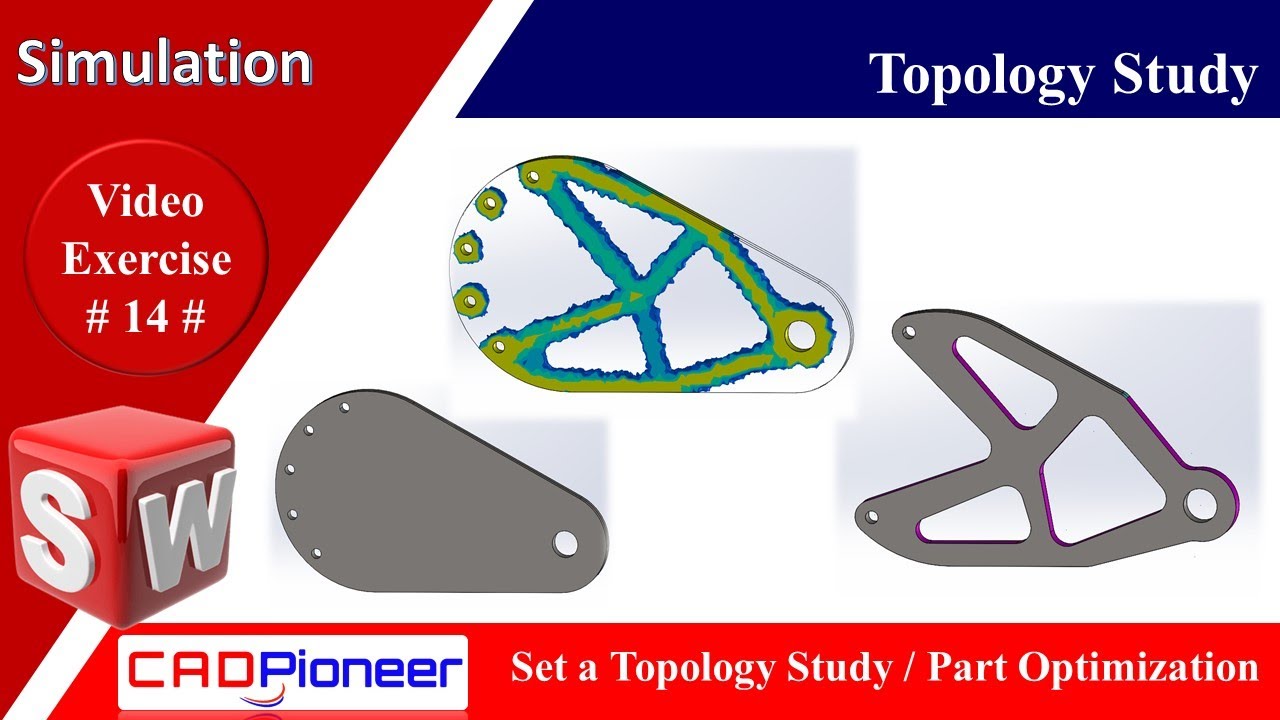 SolidWorks Simulation / Topology Study / How to reduce the part's ...