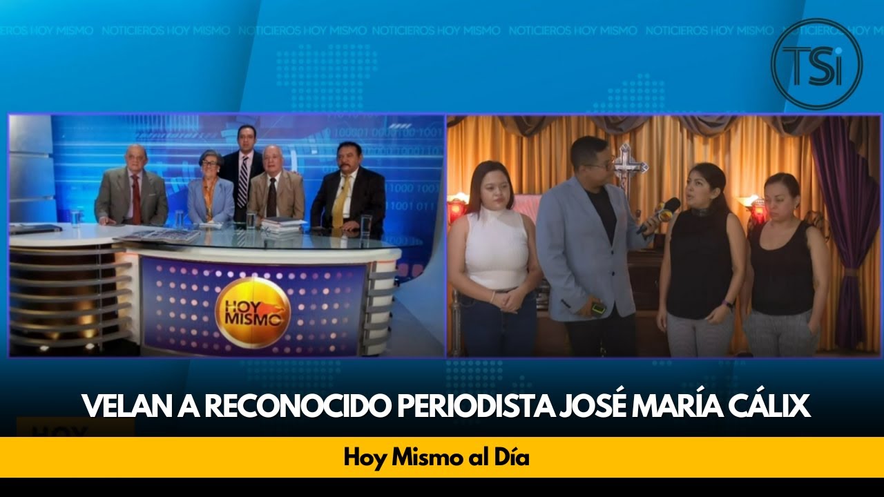 Velan a reconocido periodista José María Cálix - YouTube