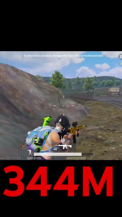M416 spery 344m #bgmishorts - YouTube