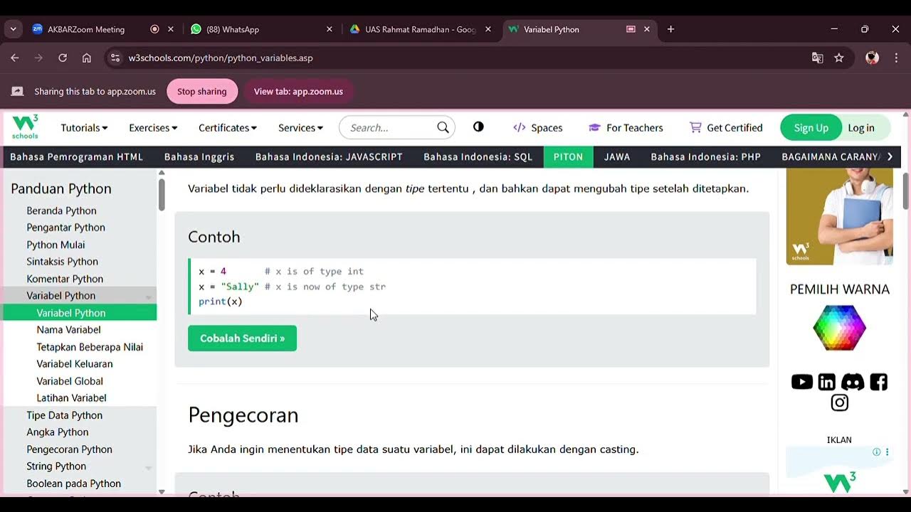 Penjelasan tentang python dan penggunaan yang tepat - YouTube