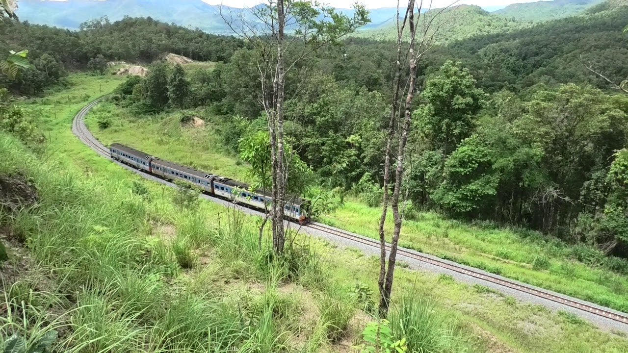 Japanese NKF Railcar Travelling South in Doi Khun Tan National Park ...