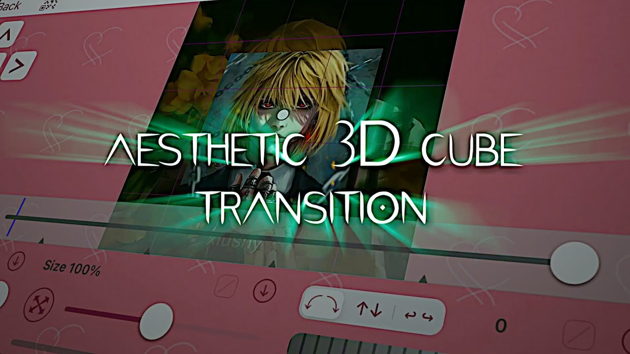 aesthetic 3D cube transition on VIDEOSTAR - YouTube