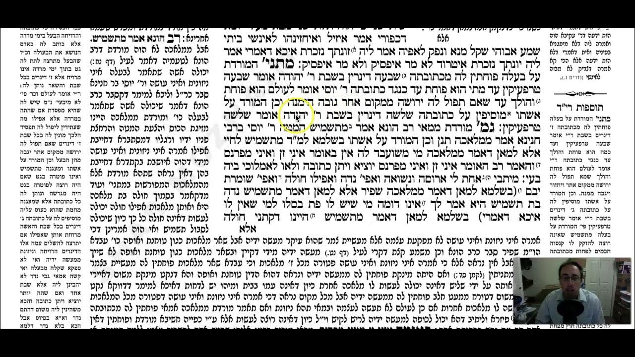 Kesuvos Daf 63a Daf Yomi Gemara (Talmud) Mesechet Ketubot - YouTube