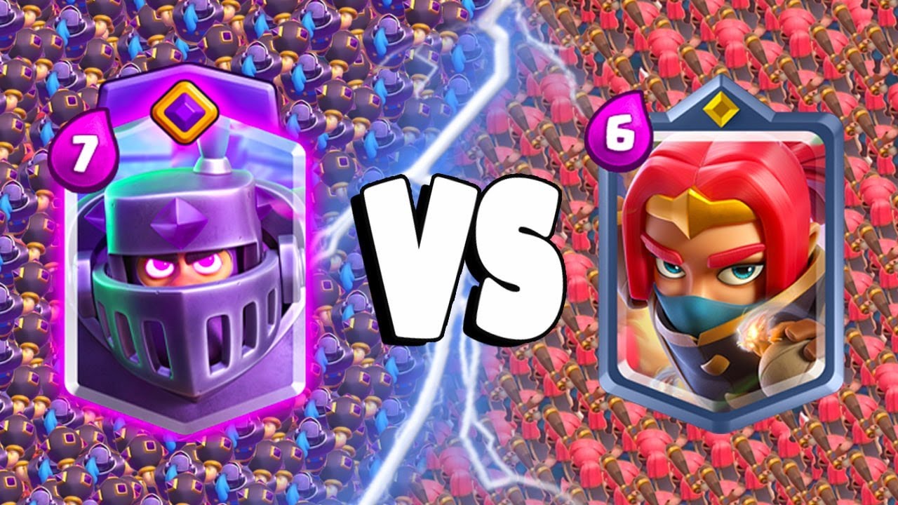EVOLVED MEGA KNIGHT VS BOSS BANDIT - Clash Royale Challenge - YouTube