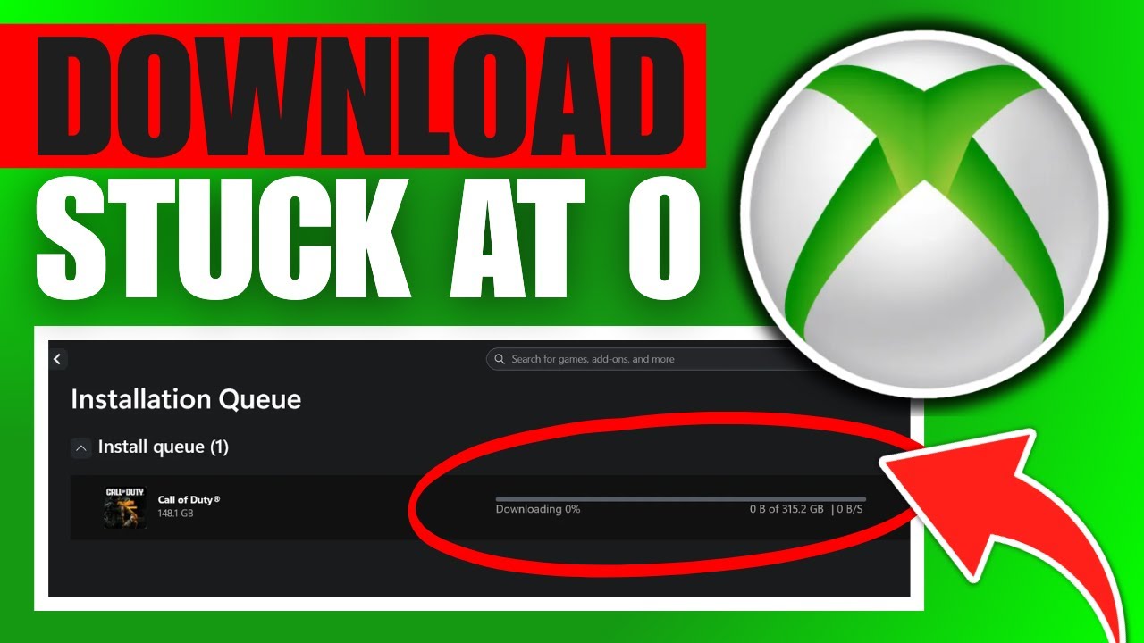 How To Fix Xbox Download Stuck At 0% on Windows 10 & 11 - YouTube