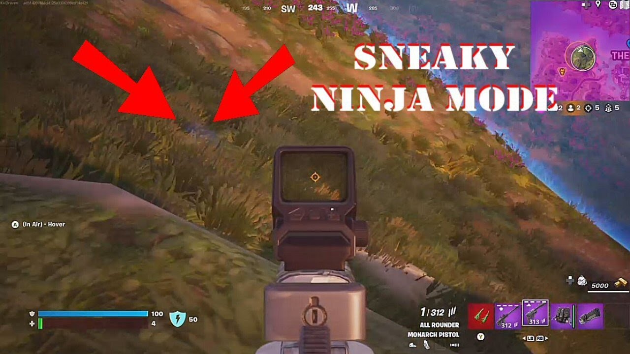 Fortnite - Sneaky Ninja Stealth Medallion Mode.. I see you - YouTube