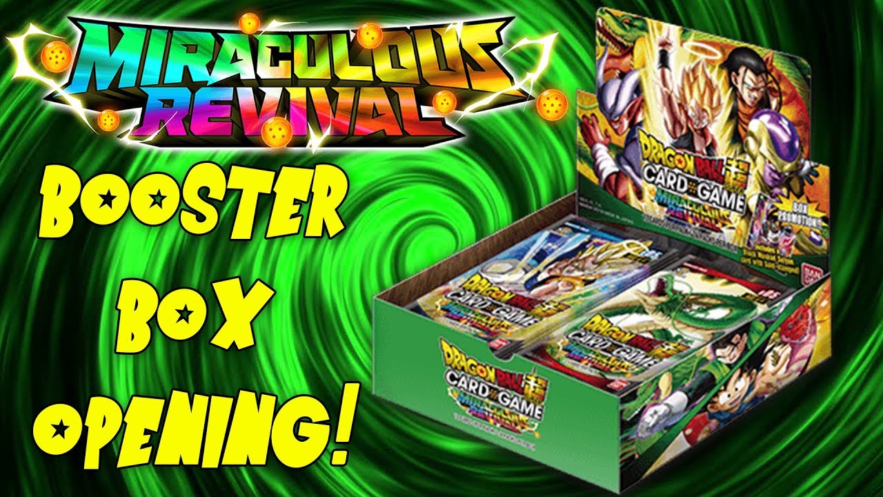 Miraculous Revival Dragon Ball Super Booster Box Opening! - YouTube