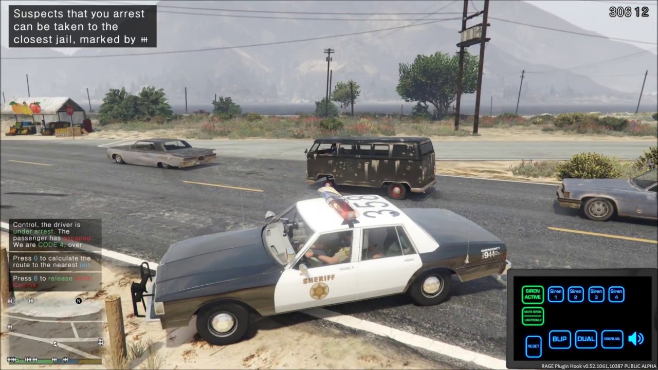 LSPDFR - Back in the 80s (LSPD 1987 Ford LTD CV / LASD 1989 Chevrolet ...