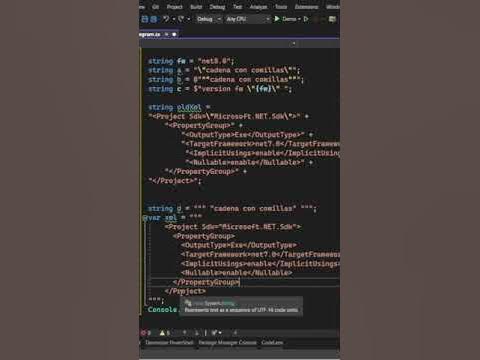 C# 11 Raw String Literals - YouTube