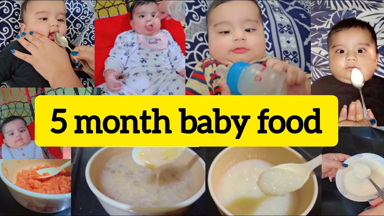 5 month baby food/ Baby pure recipes/5 month baby food ideas/Healthy ...