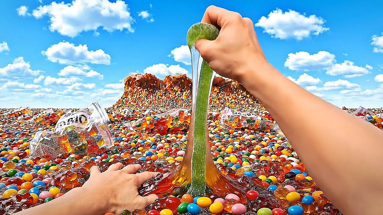 Which Sticky Ocean Would You Stretch First? 🍬 | AI ASMR Oddly ...