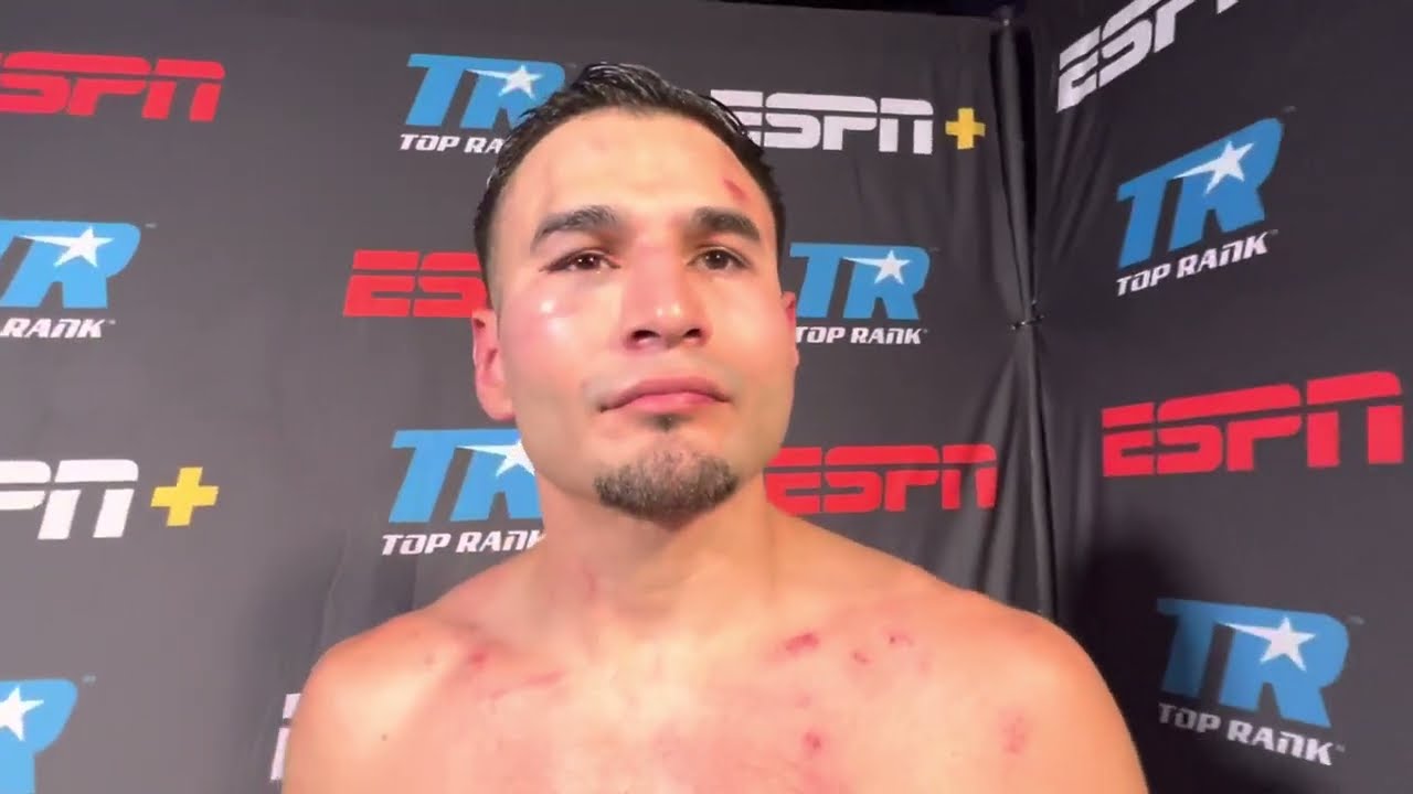 Lindolfo Delgado after his victory exclusive interview | esnews boxing ...