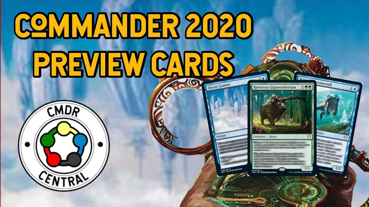Commander 2020 Preview Cards! - YouTube