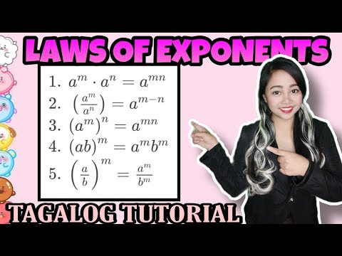 LAWS OF EXPONENTS | TAGALOG TUTORIAL |MATHTV PH - YouTube
