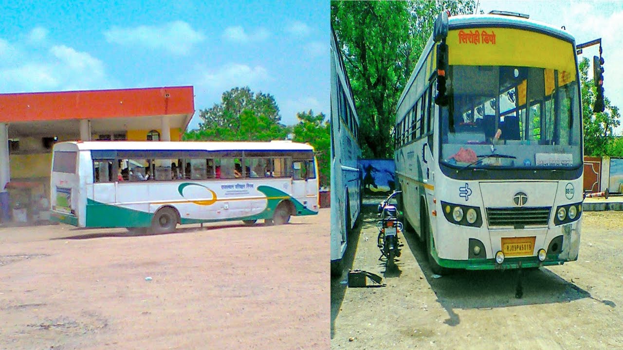 rsrtc semi deluxe buses. Sirohi Depot - YouTube