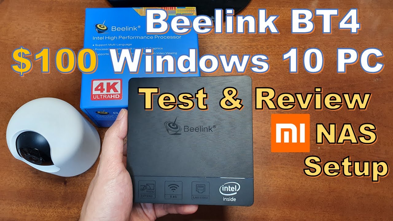 Beelink BT4 Windows 10 Mini PC Review, Gigabit NAS Setup for Xiaomi ...