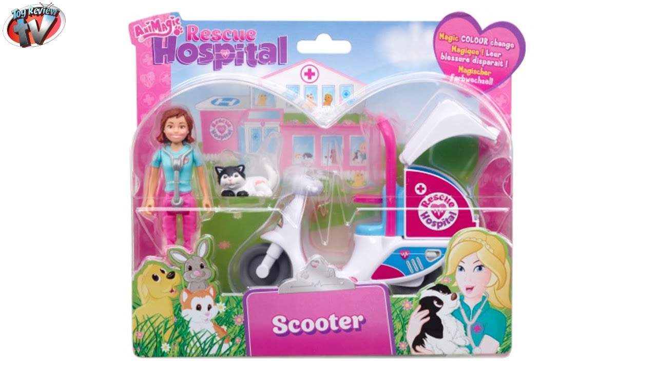 AniMagic Recue Hospital Scooter Toy Review, Vivid - YouTube