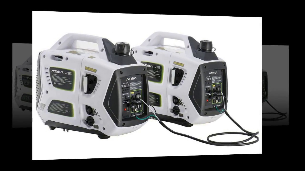 Atima SD1000i 1,000 Watt 4 Stroke Gas Powered Quiet Portable Inverter ...