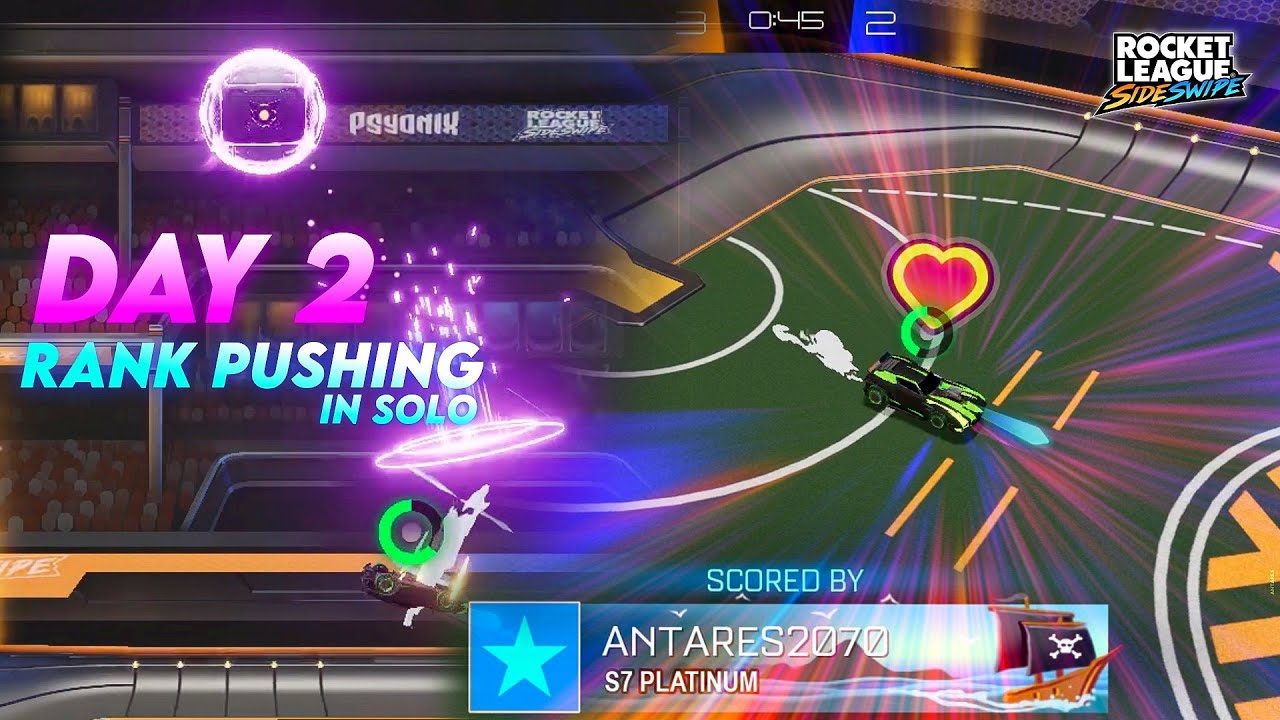 Day 2 Rank Pushing In RL Sideswipe | Platinum To Diamond | ANTARES ...