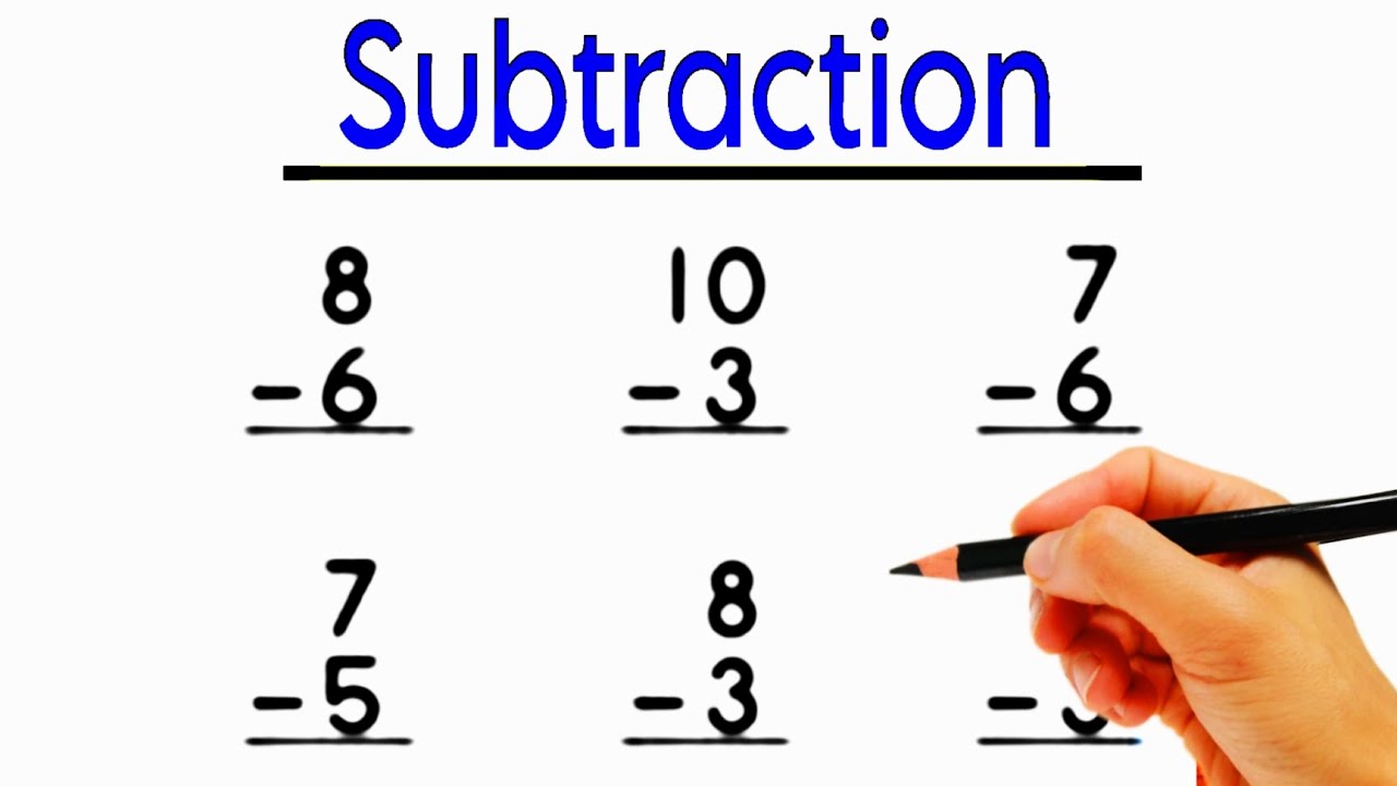 Subtraction for Kids | Subtract | Single Digit Subtraction - YouTube