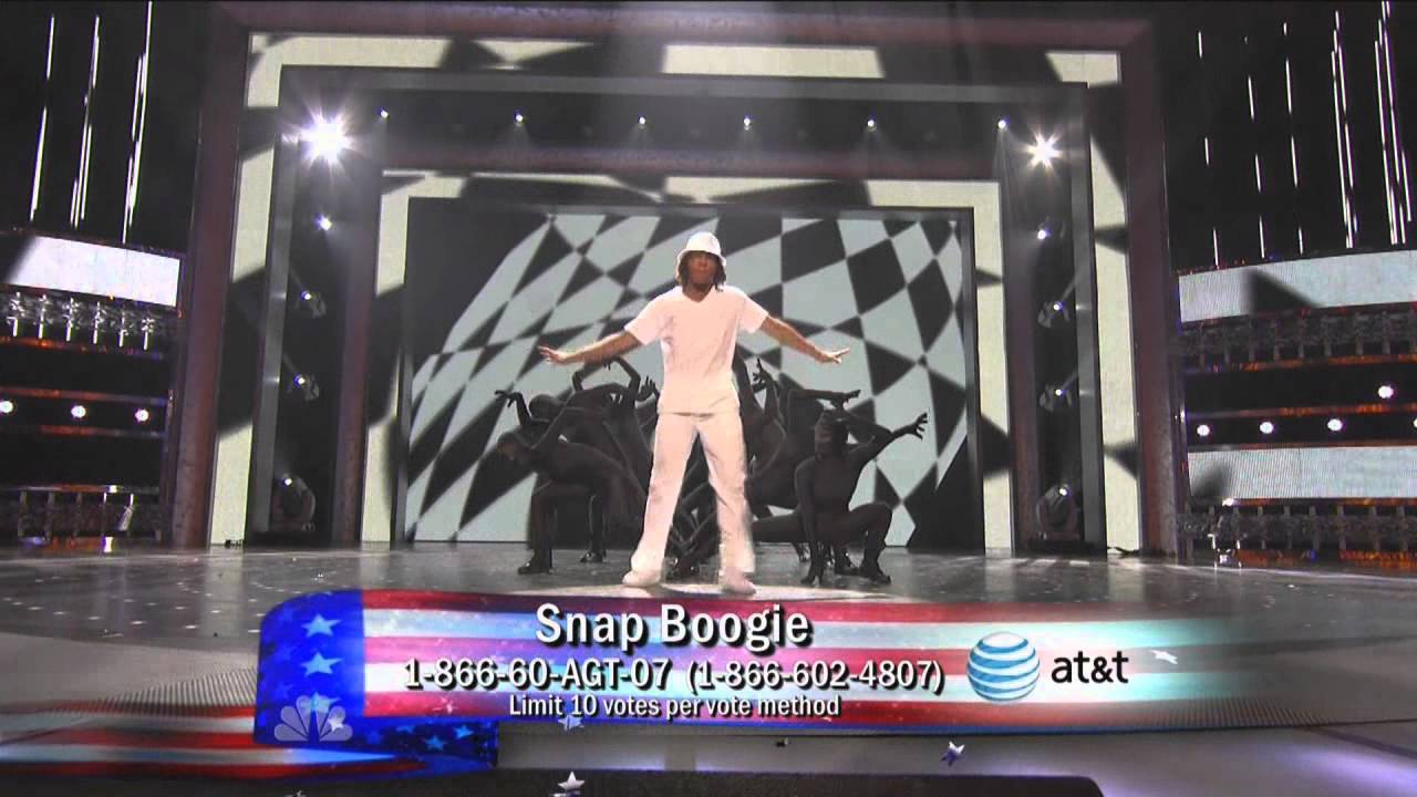 Snap Boogie on America's Got Talent Live Show - YouTube