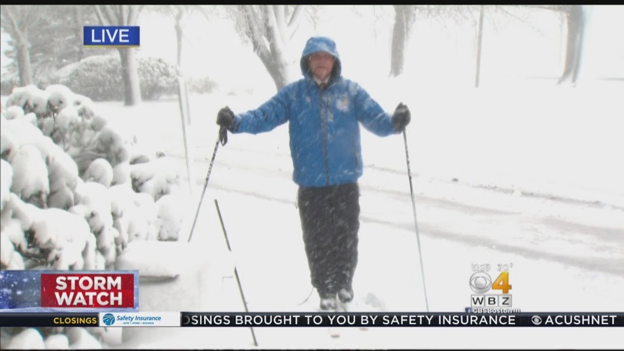 Memorable Moments From Tuesday Blizzard Coverage - YouTube