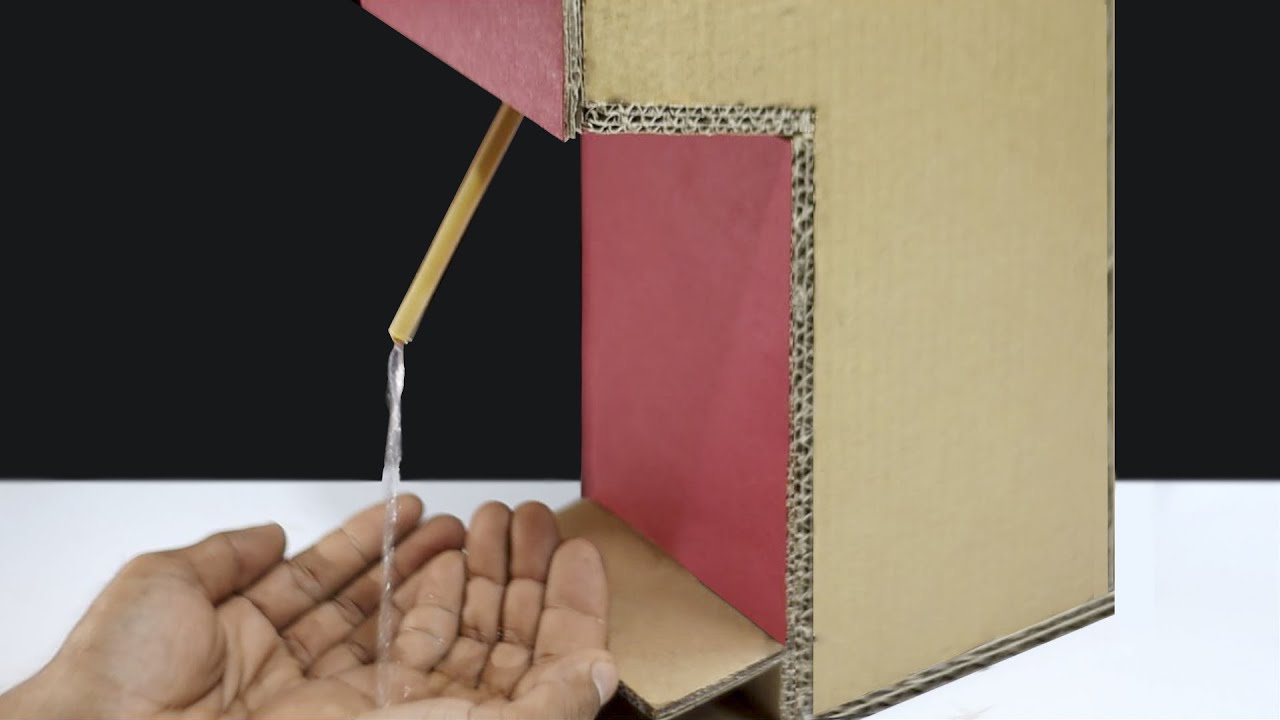 Build Automatic Hand Sanitizer Machine at Home - YouTube